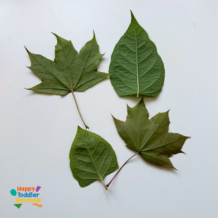 DIY Ghost Leaf Window Stickers - Happy Toddler Playtime