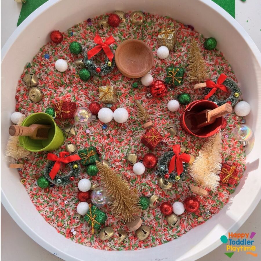 25+ Easy Christmas Sensory Bins for Kids - Happy Toddler Playtime