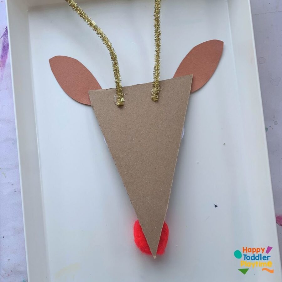 Decorate The Reindeer Craft - Happy Toddler Playtime