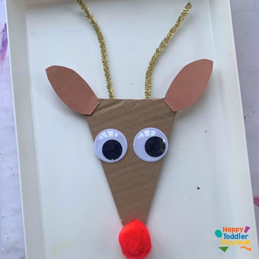 Decorate The Reindeer Craft - Happy Toddler Playtime