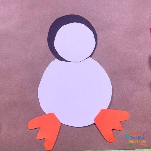 Waddling Penguin Craft - Happy Toddler Playtime