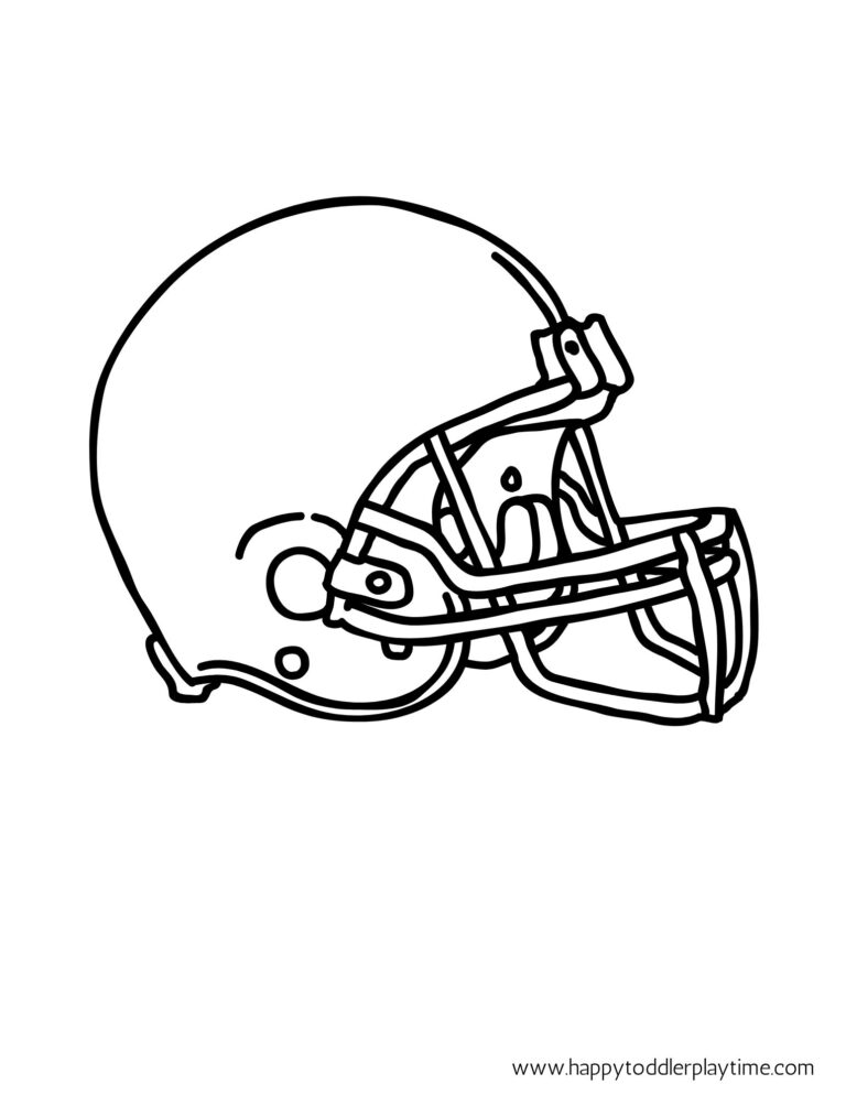 NFL Super Bowl Coloring Pages for Kids - Happy Toddler Playtime