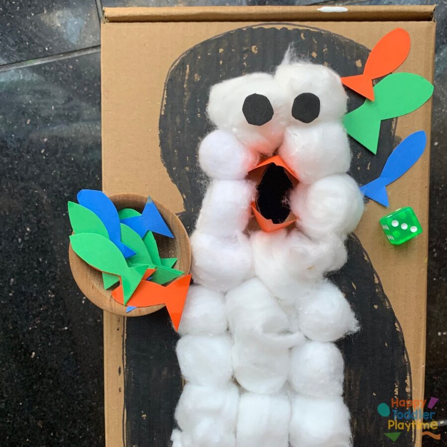 Feed the Penguin Activity - Happy Toddler Playtime