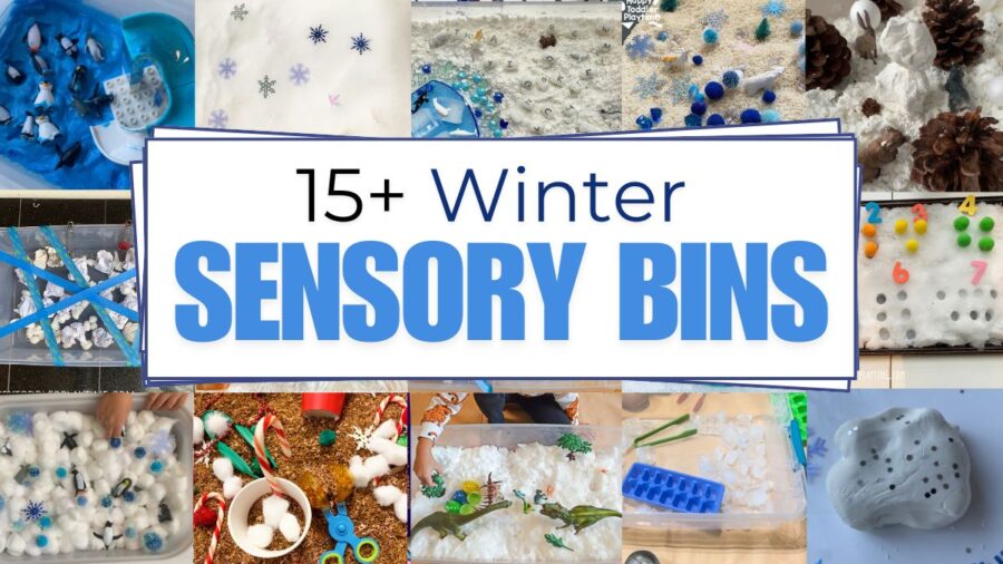15+ Winter Sensory Bins for Kids - Happy Toddler Playtime
