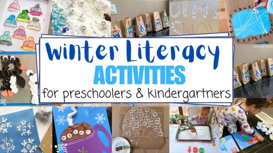 Winter Literacy Activities for Preschoolers - Happy Toddler Playtime