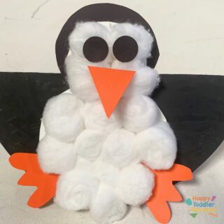 Waddling Penguin Craft - Happy Toddler Playtime