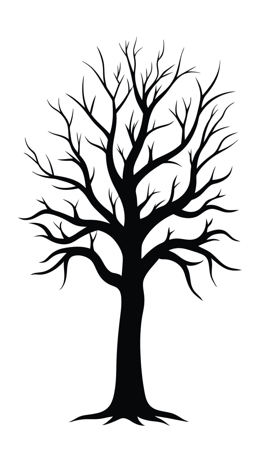 Winter Tree Crafts for Kids - Happy Toddler Playtime