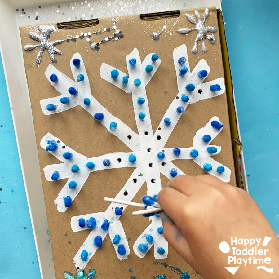 30+ Fun Snowflake Crafts for Kids - Happy Toddler Playtime