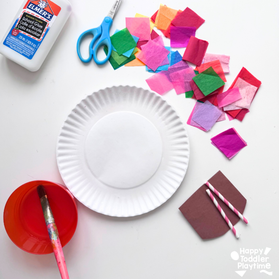 Paper Plate Hot Air Balloon Craft - Happy Toddler Playtime