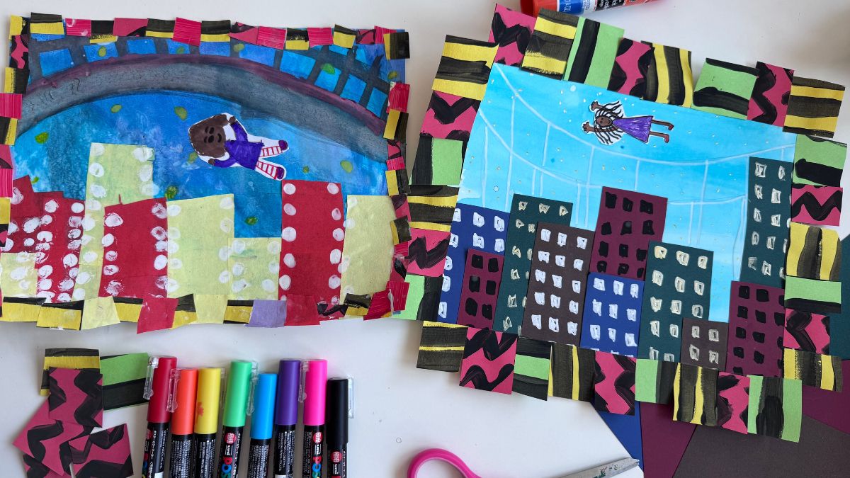 Faith Ringgold Inspired Art Project For Kids - Happy Toddler Playtime