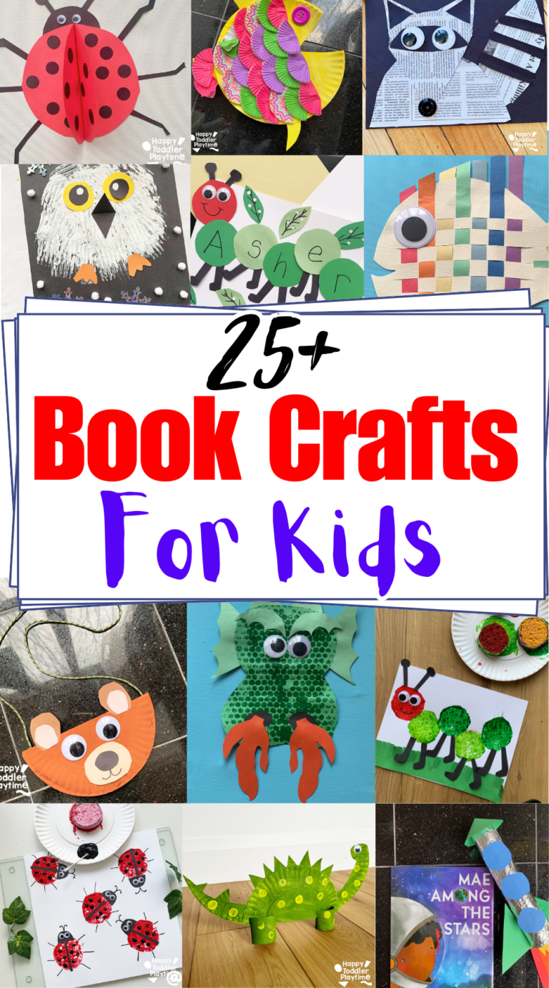 25+ Cute Kid's Book Crafts - Happy Toddler Playtime