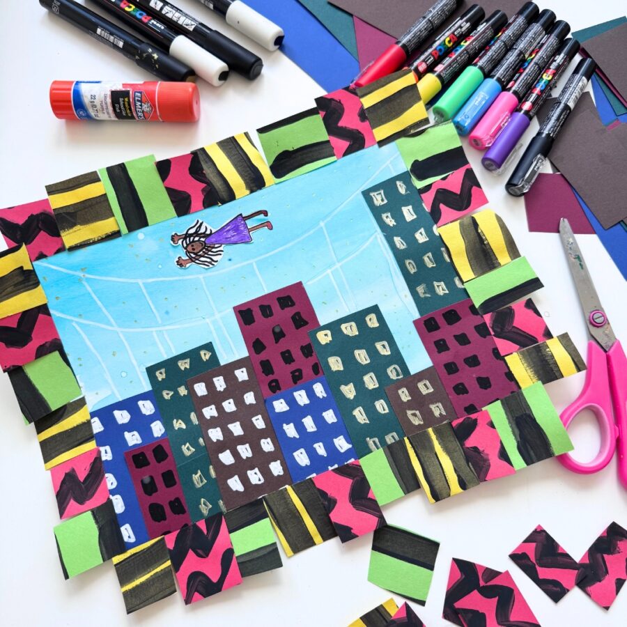 Faith Ringgold Inspired Art Project For Kids - Happy Toddler Playtime