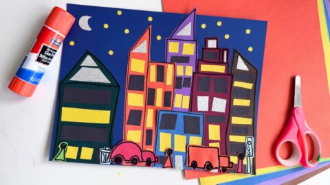 Jacob Lawrence Inspired Art Project for Kids - Happy Toddler Playtime