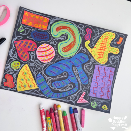 Reggie Laurent Inspired Abstract Art Project for Kids - Happy Toddler ...