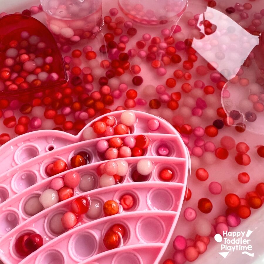 Love Potion Mix & Pour: Valentine's Day Sensory Bin - Happy Toddler ...