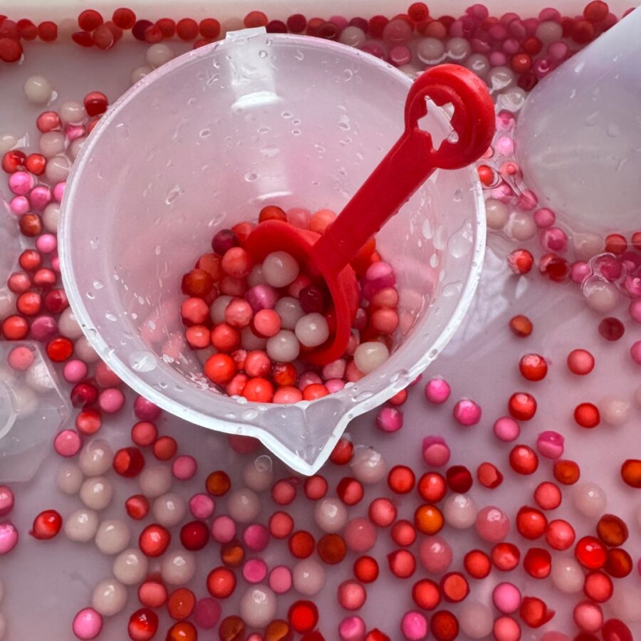 Love Potion Mix & Pour: Valentine's Day Sensory Bin - Happy Toddler ...