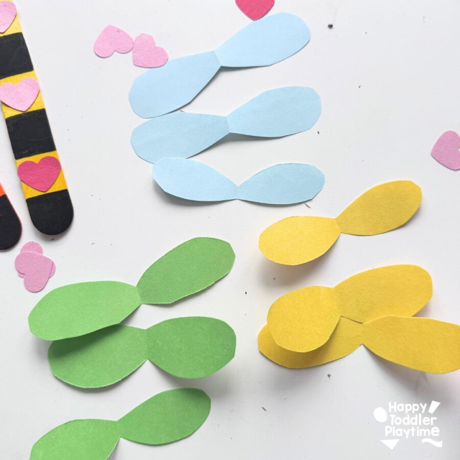 Love Bug Bookmark Craft - Happy Toddler Playtime