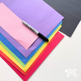 Reggie Laurent Inspired Abstract Art Project for Kids - Happy Toddler ...
