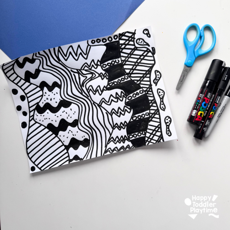 Charles Mcgee Inspired Art Project - Happy Toddler Playtime