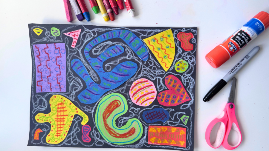 Reggie Laurent Inspired Abstract Art Project for Kids - Happy Toddler ...