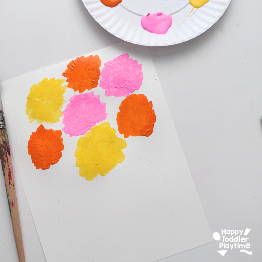Clementine Hunter Inspired Art Project - Happy Toddler Playtime