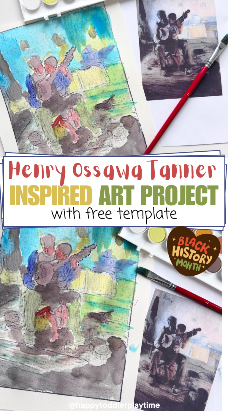 Henry Ossawa Tanner Inspired Art Project - Happy Toddler Playtime