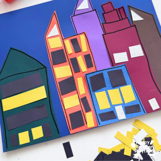 Jacob Lawrence Inspired Art Project for Kids - Happy Toddler Playtime