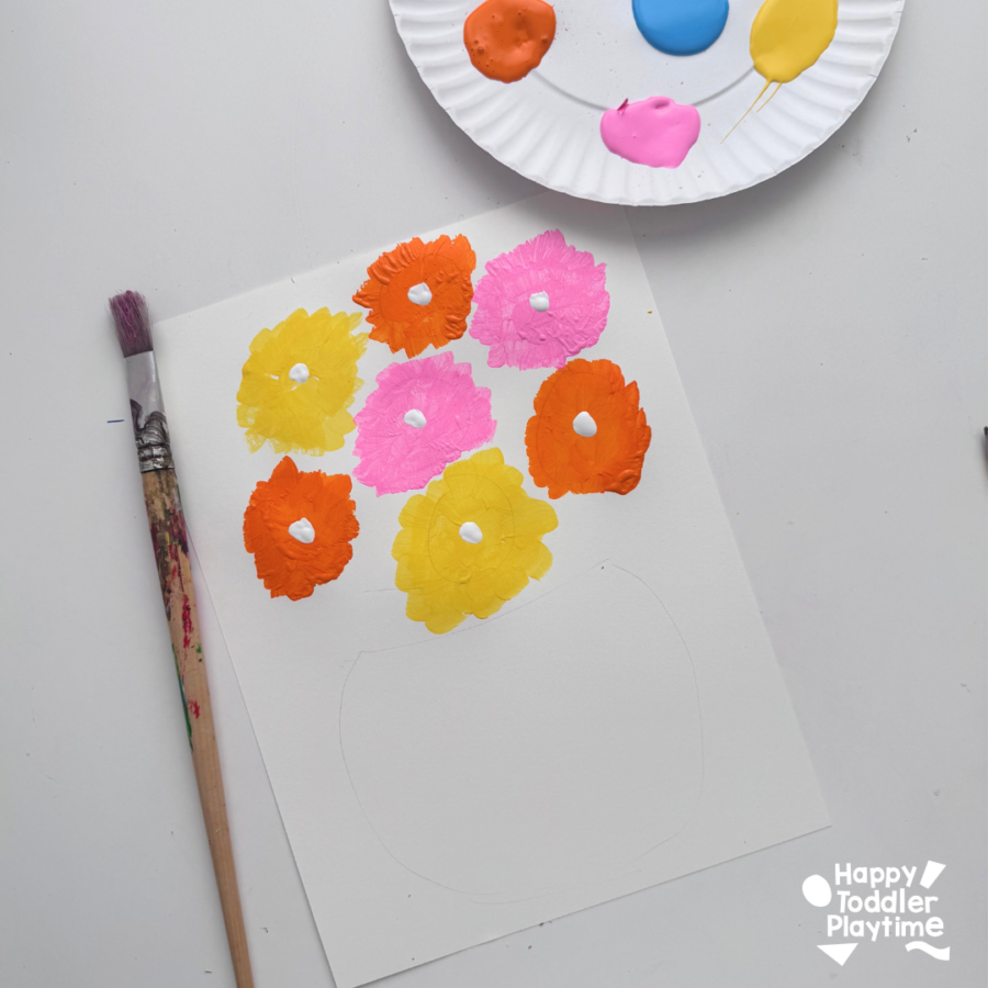 Clementine Hunter Inspired Art Project - Happy Toddler Playtime