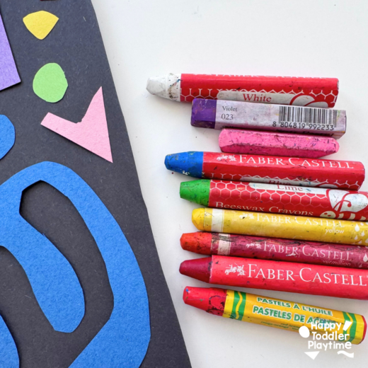 Reggie Laurent Inspired Abstract Art Project for Kids - Happy Toddler ...