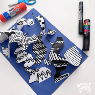 Charles Mcgee Inspired Art Project - Happy Toddler Playtime