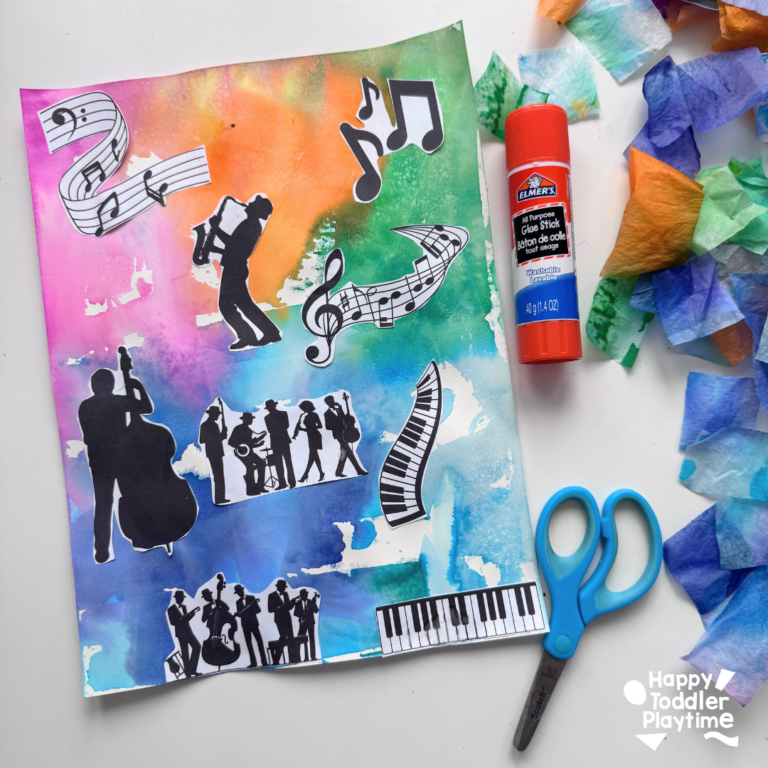 Romare Bearden Inspired Art Project - Happy Toddler Playtime