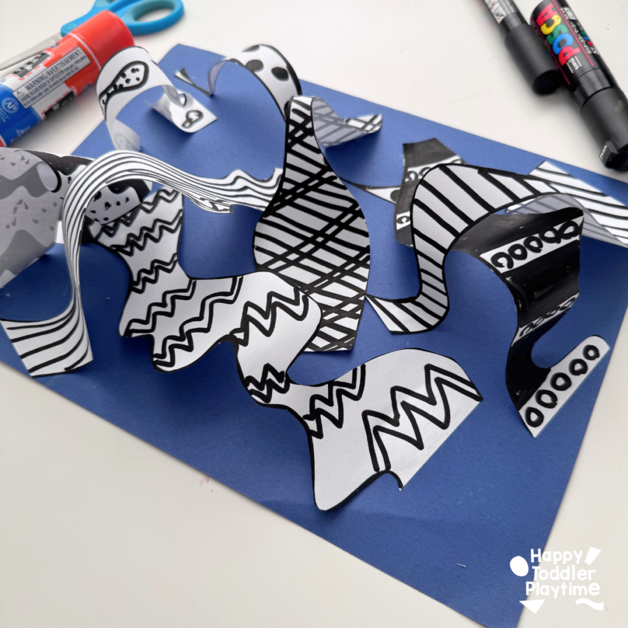 Charles Mcgee Inspired Art Project - Happy Toddler Playtime