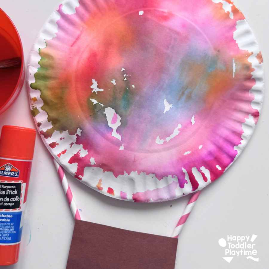 Paper Plate Hot Air Balloon Craft - Happy Toddler Playtime