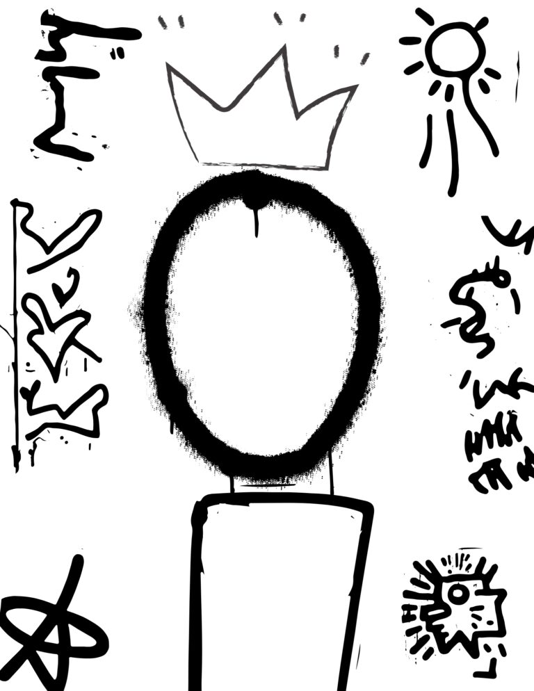 Jean-Michel Basquiat Self- Portrait Art Project for Kids w/ free ...