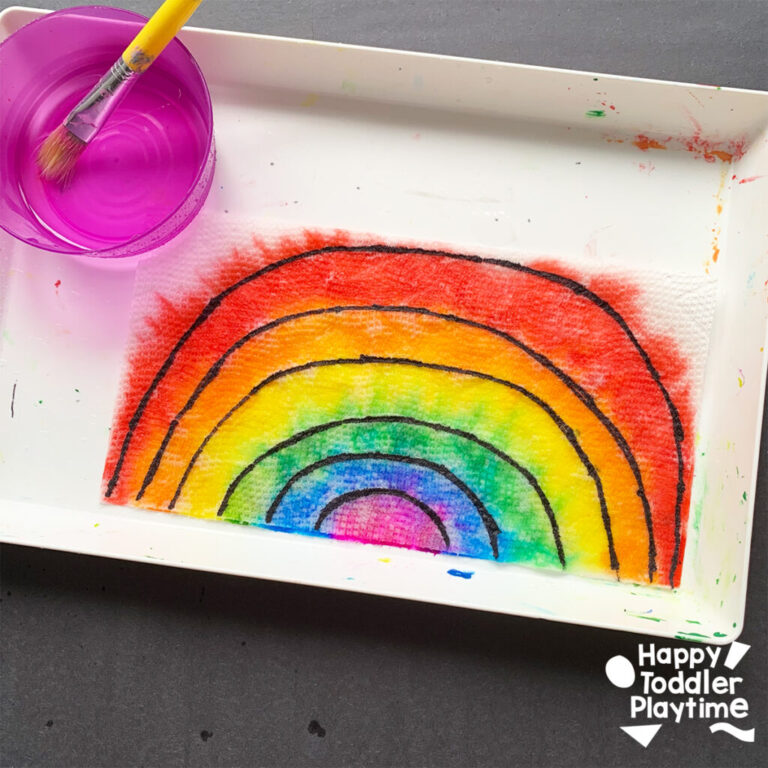 Rainbow Activities for Toddlers & Preschoolers - Happy Toddler Playtime