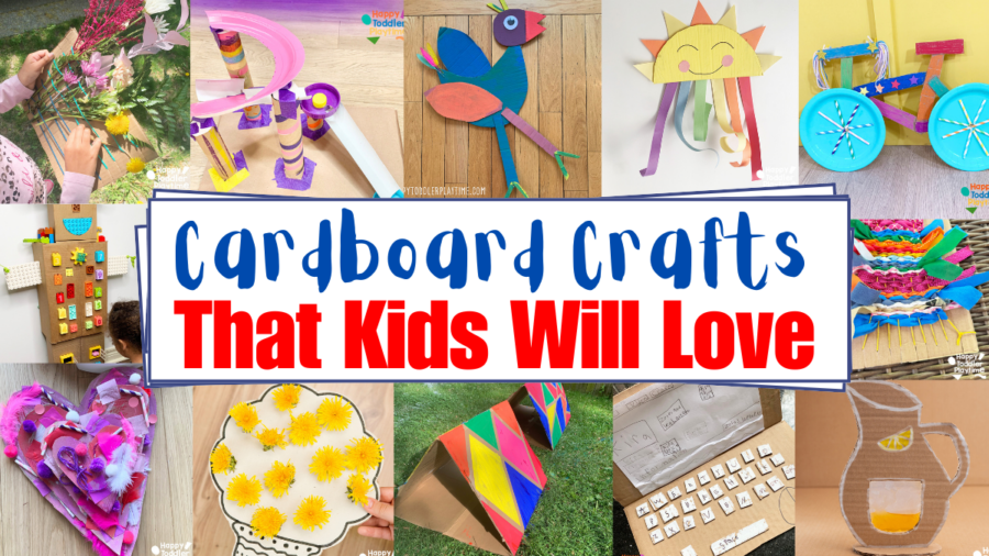 15+ Cardboard Crafts That Kids Will Love - Happy Toddler Playtime