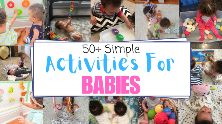 50+ Simple and Fun Activities for Babies - Happy Toddler Playtime