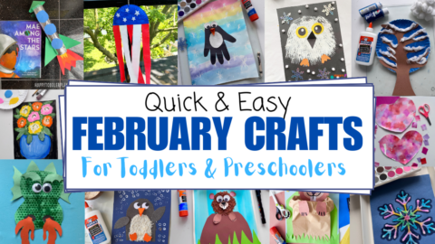 34 Quick and Fun February Crafts for Toddlers & Preschoolers - Happy ...