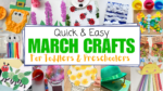 37 Fast and Marvelous March Crafts for Toddlers & Preschoolers - Happy ...