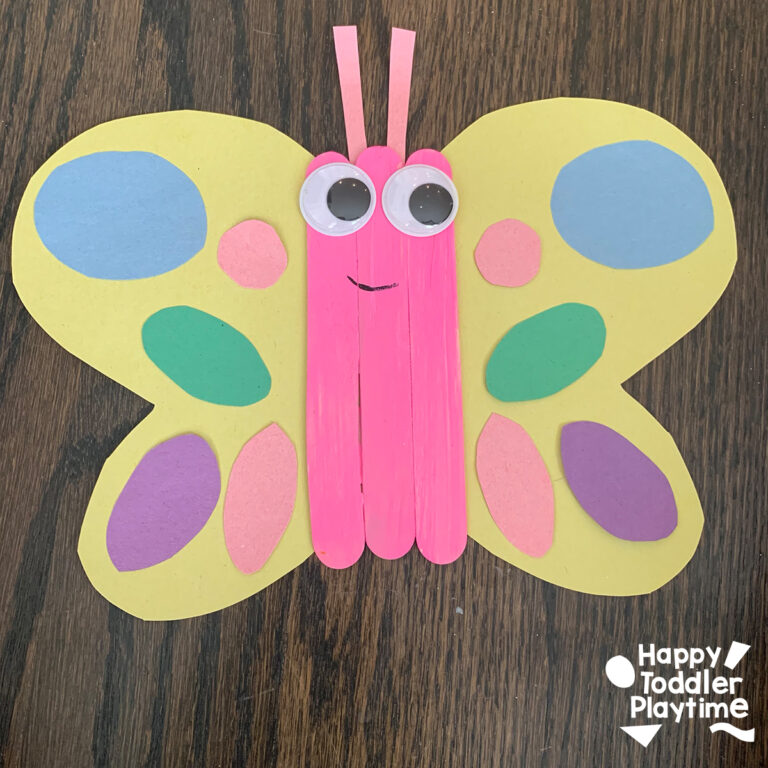 Beautiful Butterfly Crafts for Kids - Happy Toddler Playtime