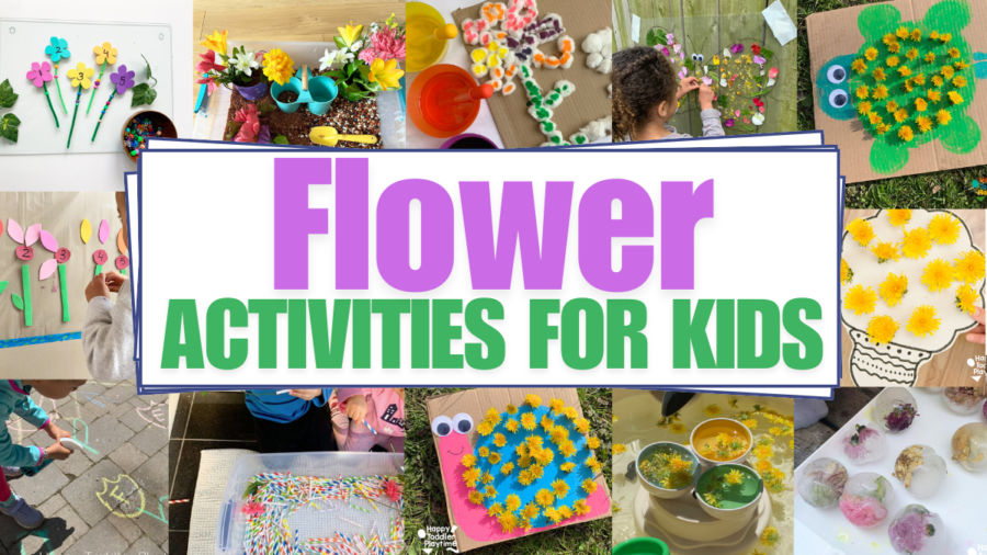 21+ Beautiful Flower Activities for Toddlers - Happy Toddler Playtime