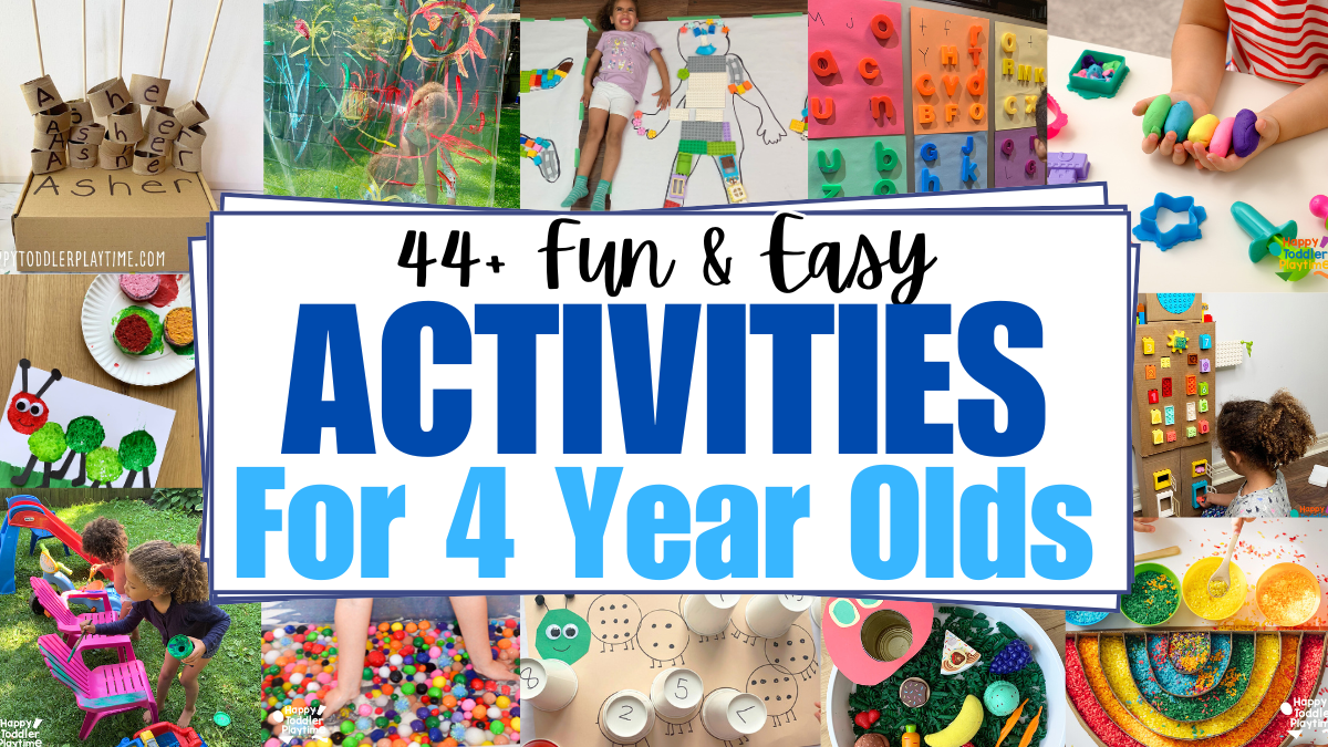 44+ Fun and Easy Activities for 4 Year Olds - Happy Toddler Playtime