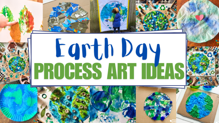 Amazing Process Art Ideas for Earth Day - Happy Toddler Playtime