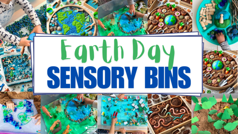 Sensory Bins for Earth Day - Happy Toddler Playtime