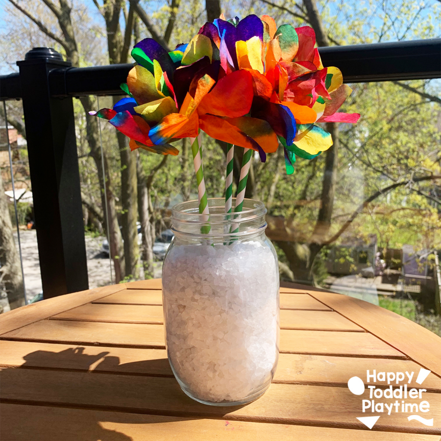 21+ Fun Flower Crafts for Kids - Happy Toddler Playtime