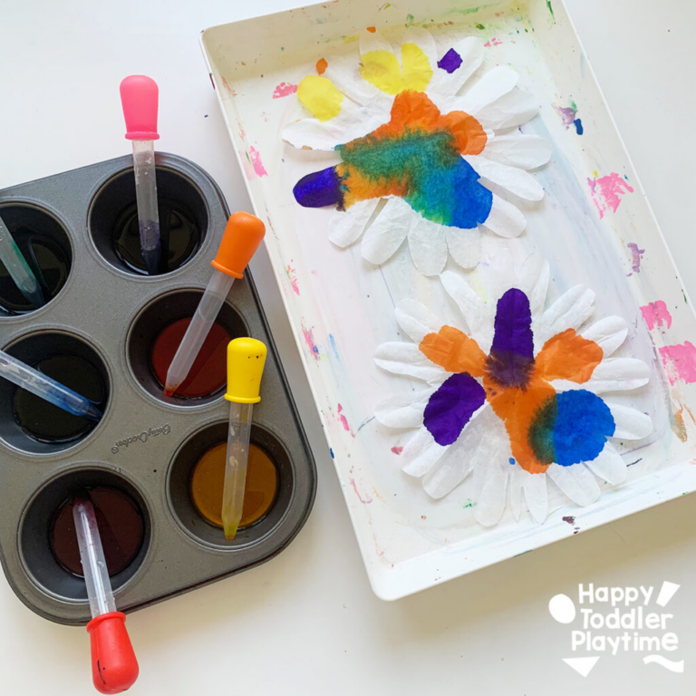 Spring Process Art Ideas - Happy Toddler Playtime
