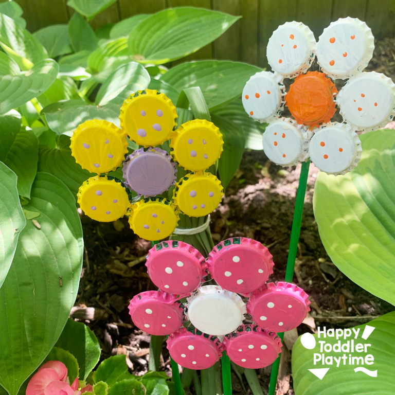 30+ Fun & Easy Garden Crafts for Kids - Happy Toddler Playtime