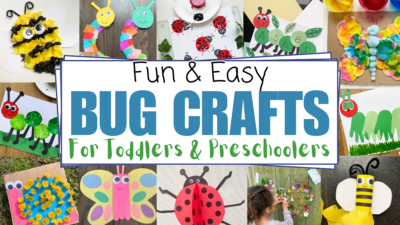 Fun and Easy Bug Crafts for Kids - Happy Toddler Playtime