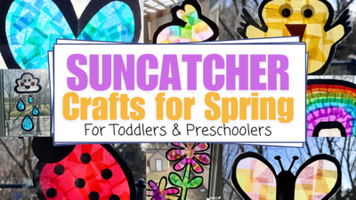 9 Easy To Make Spring Suncatcher Kid Crafts - Happy Toddler Playtime