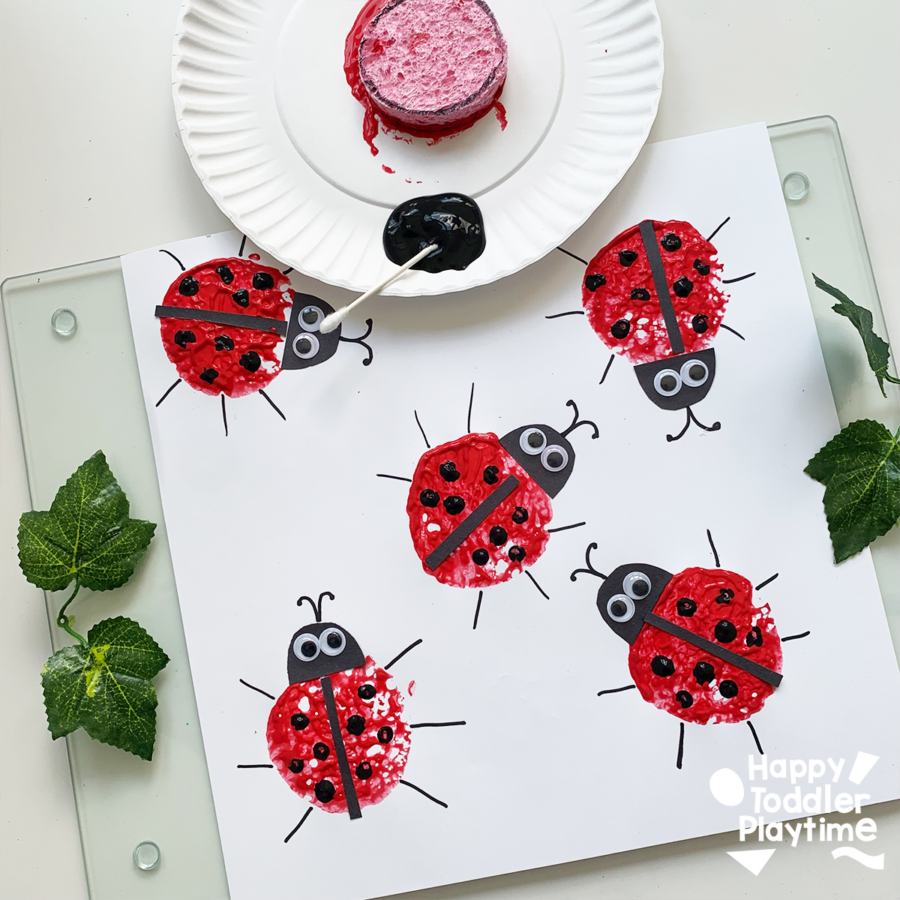 Simple Ladybug Crafts for Kids - Happy Toddler Playtime
